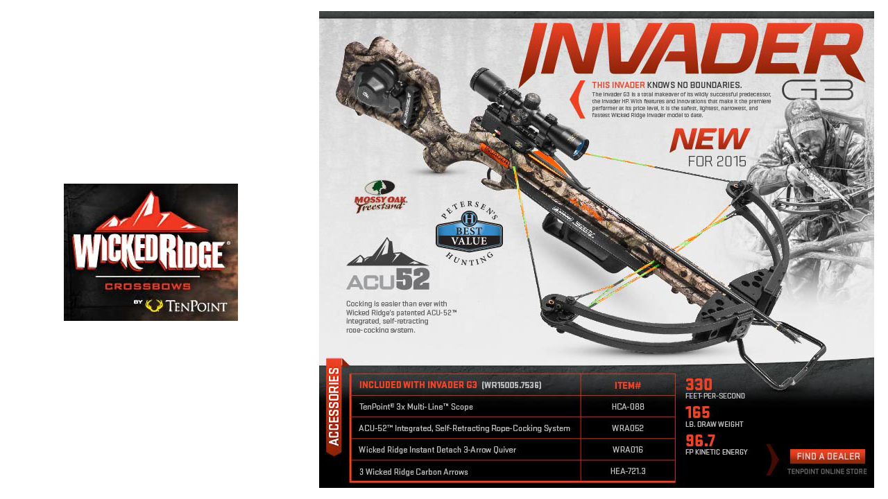 Wicked Ridge ® Invader G3™ "Great Buy" from Outdoor Life Awards ...