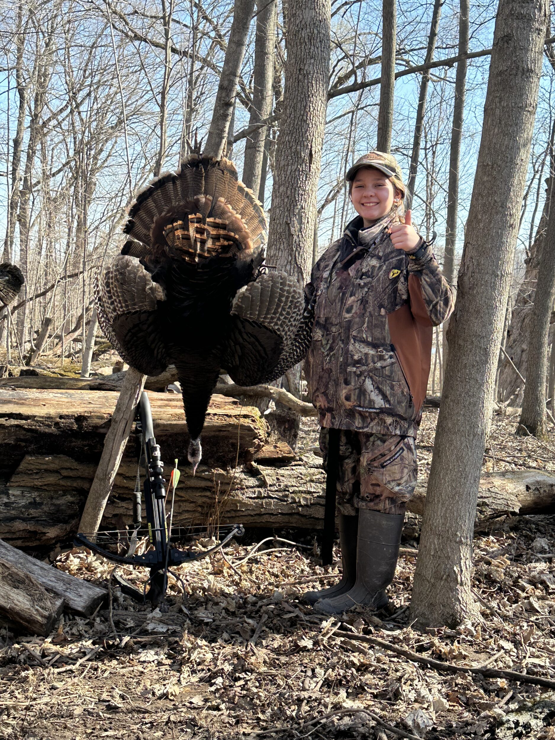 Jake - Turkey in Wisconsin by Hannah Mahnke | Bowhunting.com